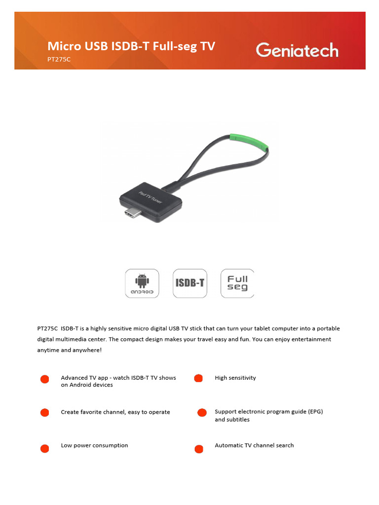PT275C Specification V1.0 | PDF