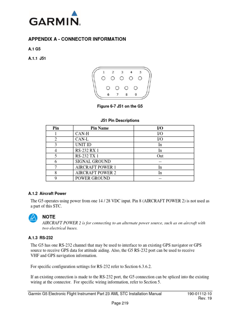 Garmin Connector Pinouts | PDF | Electrical Connector | Telecommunications