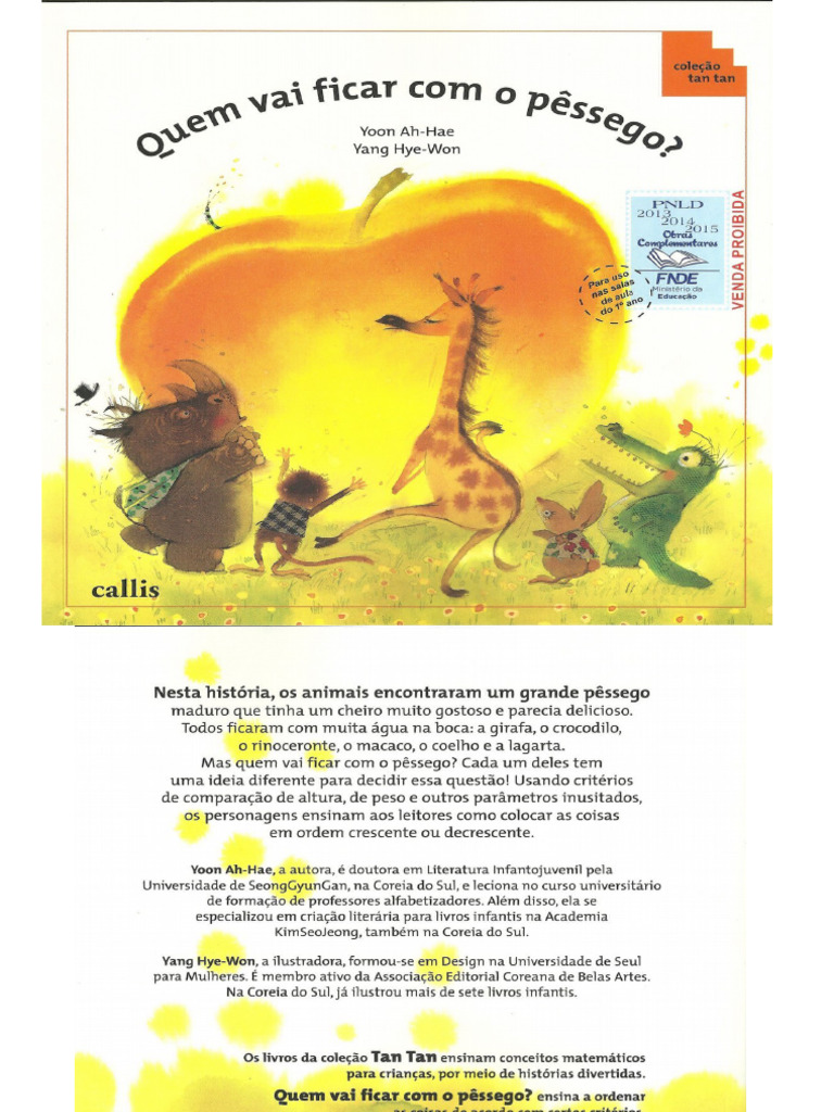 Quem Vai Ficar Com o Pessego | PDF