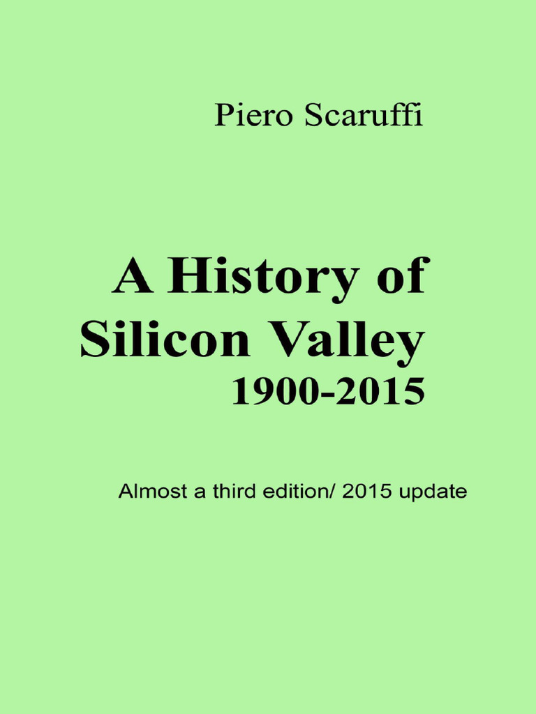 1 - A History of Silicon Valley | PDF | Radio