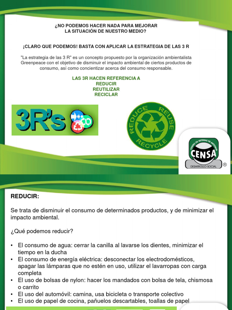 Las 3 R | PDF