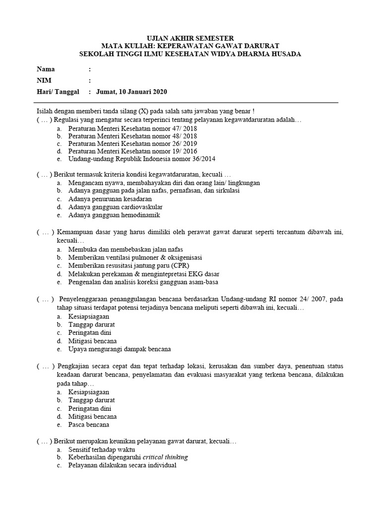 Uts Gadar-Wdh-3 | PDF