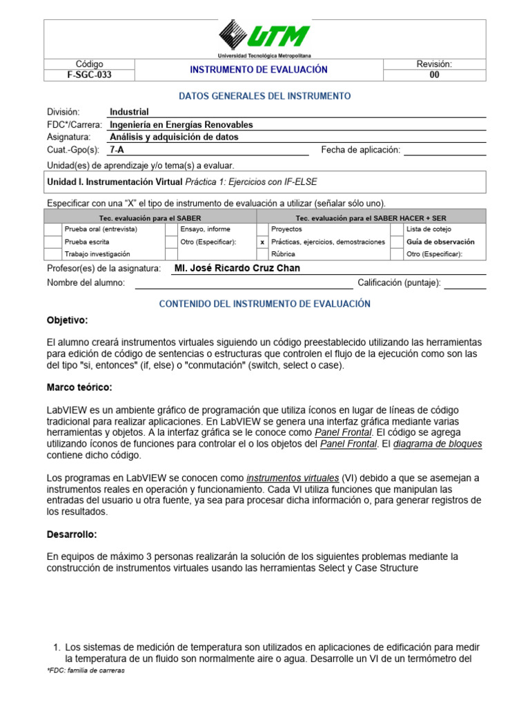 AnyAD U1. P1 - Ejercicios IF-ELSE 2023 | PDF | Informática