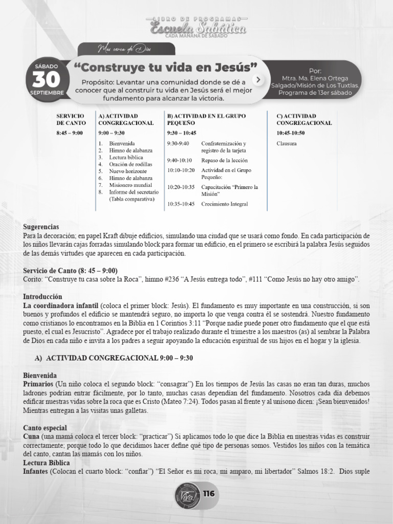 Programa Decimotercer Sabado | PDF