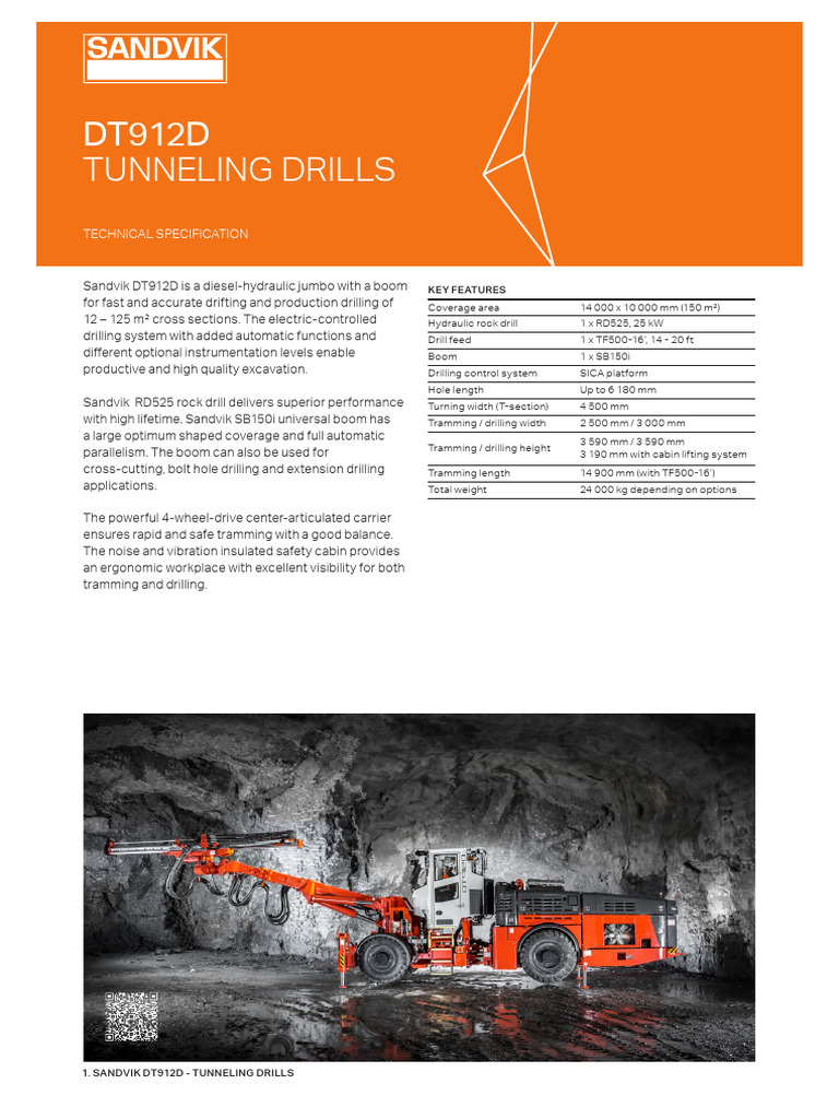 dt912d Specification Sheet English | PDF | Truck | Drilling