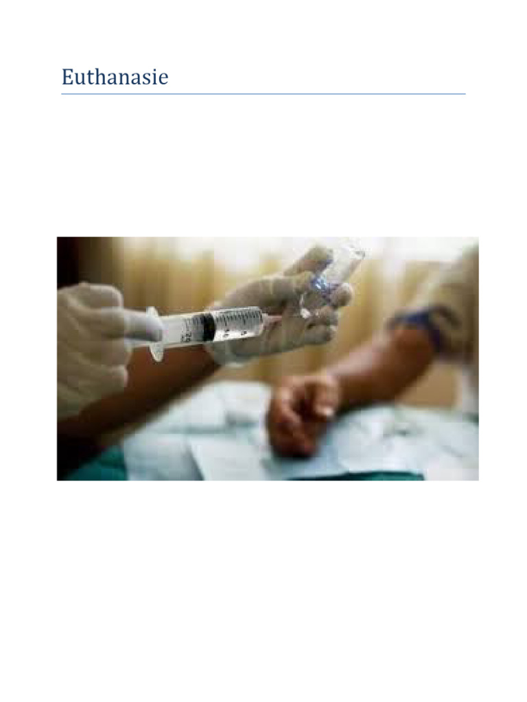 Euthanasie | PDF