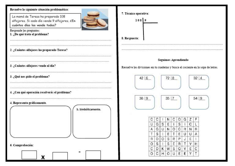 FICHA - MAT. Resolvemos Problemas Con División Exacta.29-08-23. | PDF ... FICHA - MAT. Resolvemos Problemas Con División Exacta.29-08-23. | PDF ...