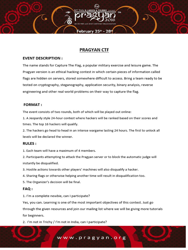 Pragyan CTF | PDF