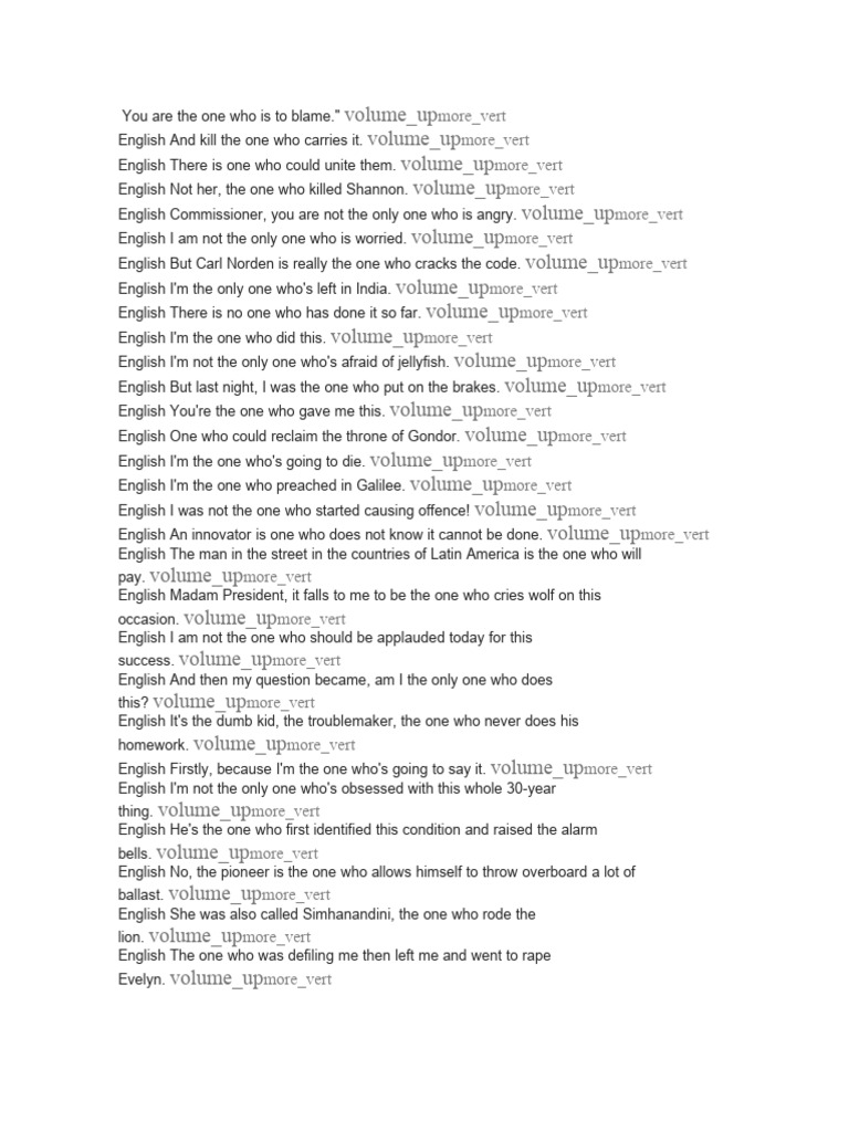 You Are The One | PDF