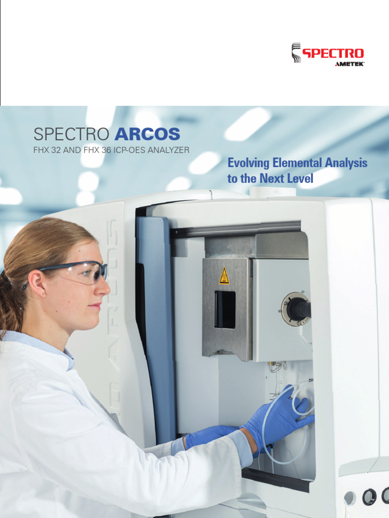 SPECTRO ARCOS ICP-OES Analyzer Overview | PDF