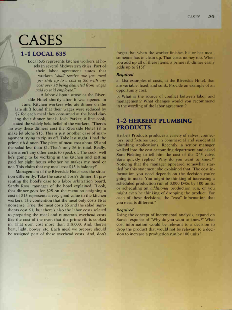 Case Study Assignment 1 | PDF | Meal | Business