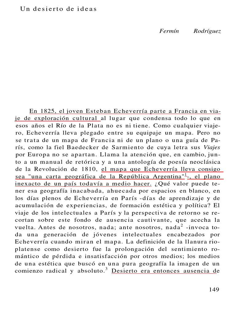 Fermín Rodríguez - Un Desierto de Ideas | PDF