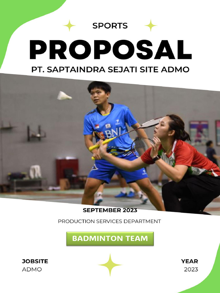 Proposal Badminton 1 | PDF