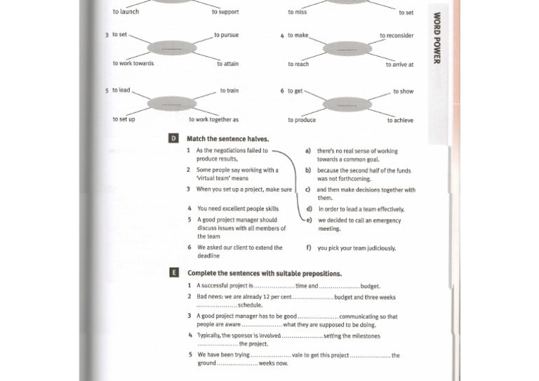 Project Management Voc - Practice 2 | PDF