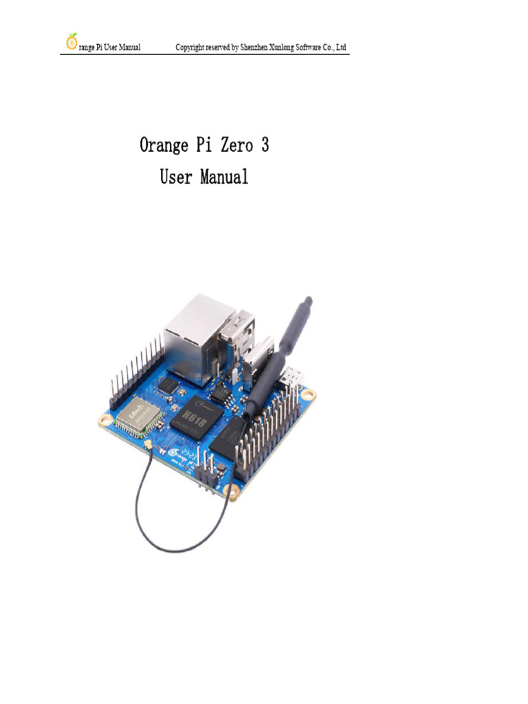 OrangePi - Zero3 - H618 - User Manual - v1.2 | PDF
