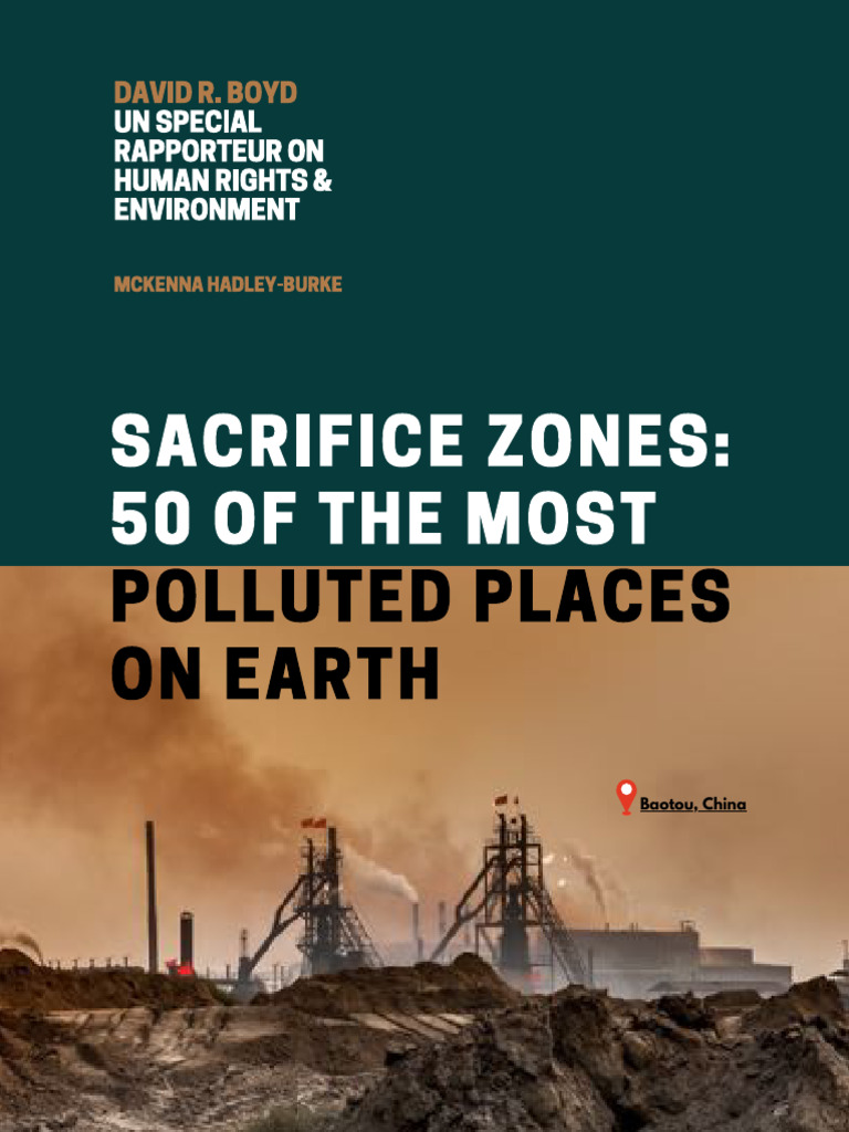 Understanding Sacrifice Zones | PDF | Air Pollution | Electronic Waste