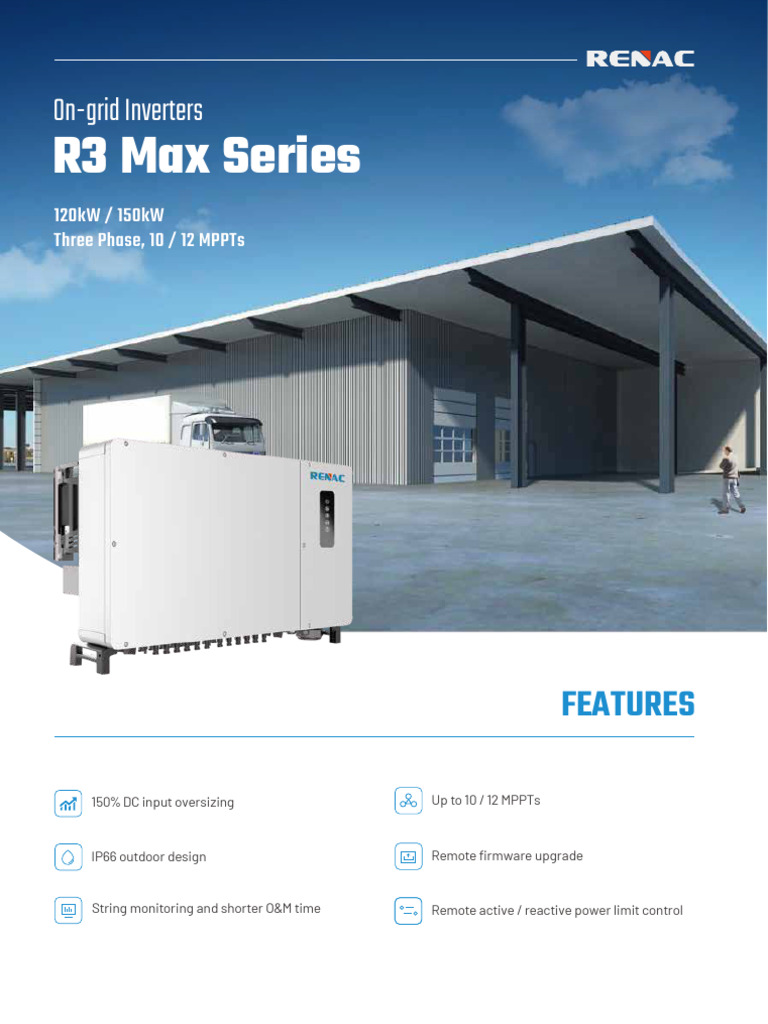 R3 Max Series 120kW/150kW Inverters | PDF | Nature | Electrical Equipment