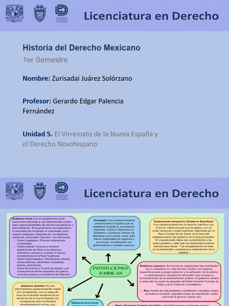 El Virreinato de La Nueva España y El Derecho Novohispano | PDF