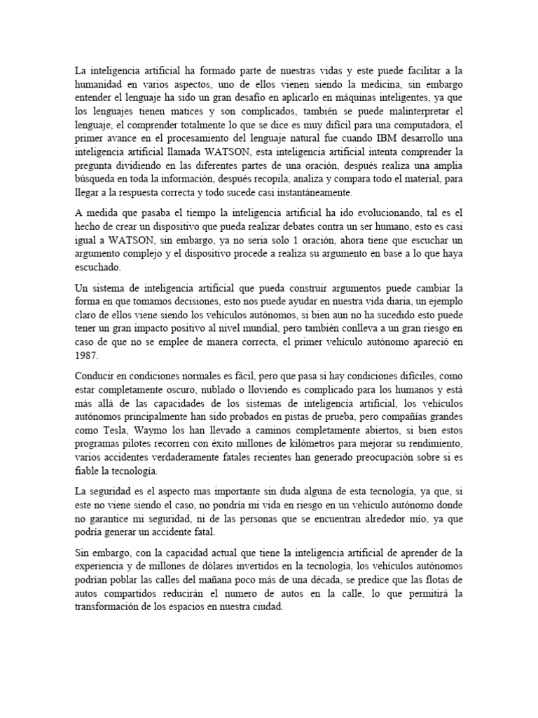 FUNDAMENTOS DE LA INTELIGENCIA ARTIFICIAL | PDF | Inteligencia ...