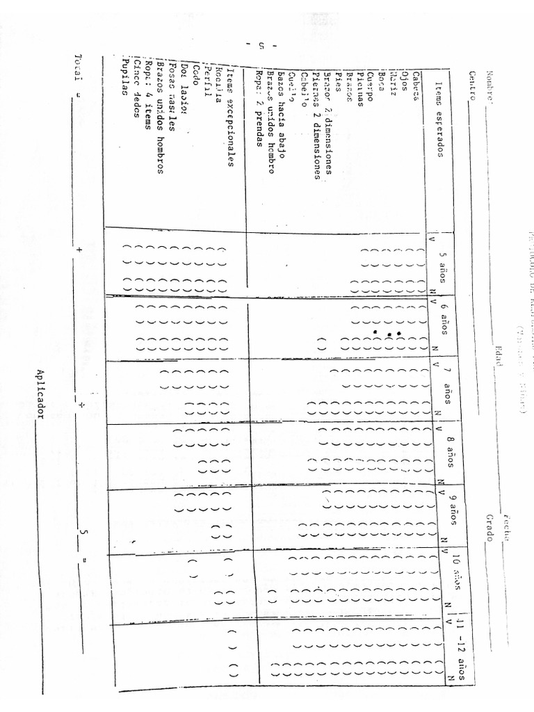 Protocolo DFH - 1 | PDF
