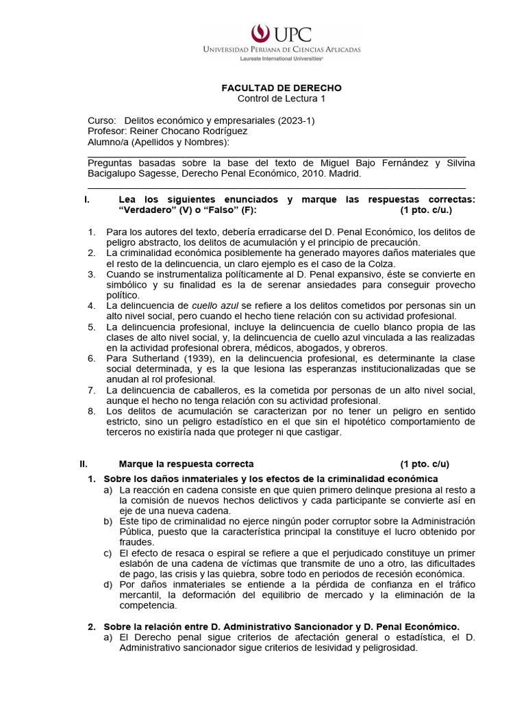 CL1 Bajo | PDF | Derecho penal | Justicia