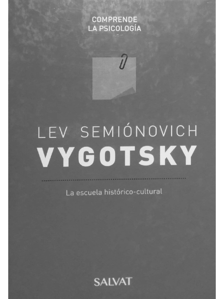 Comprende La Psicología - Lev Vygotsky | PDF