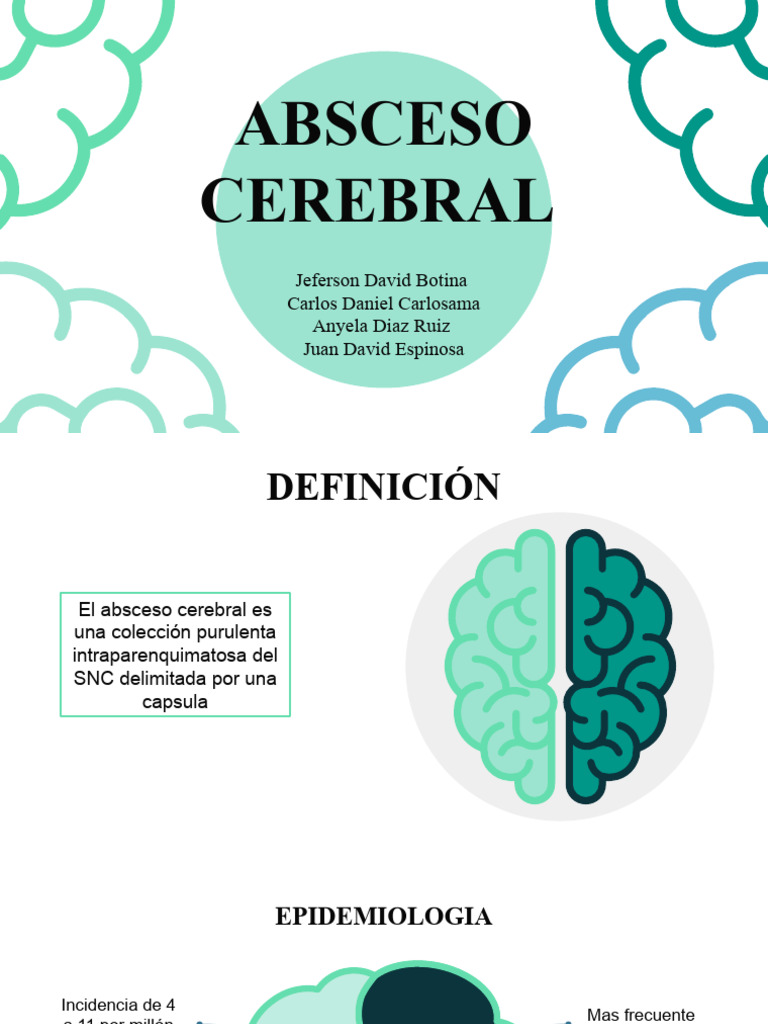 Absceso Cerebral | PDF | Medicina CLINICA | Enfermedades y trastornos