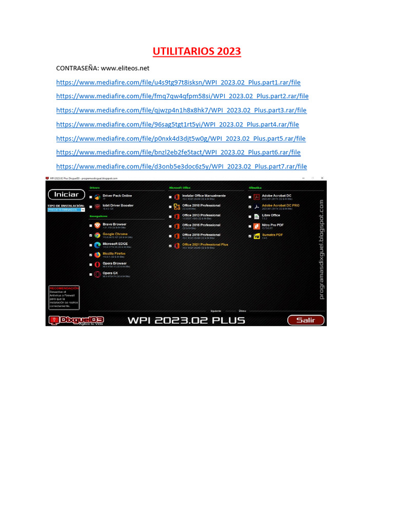 Utilitarios 2023 | PDF