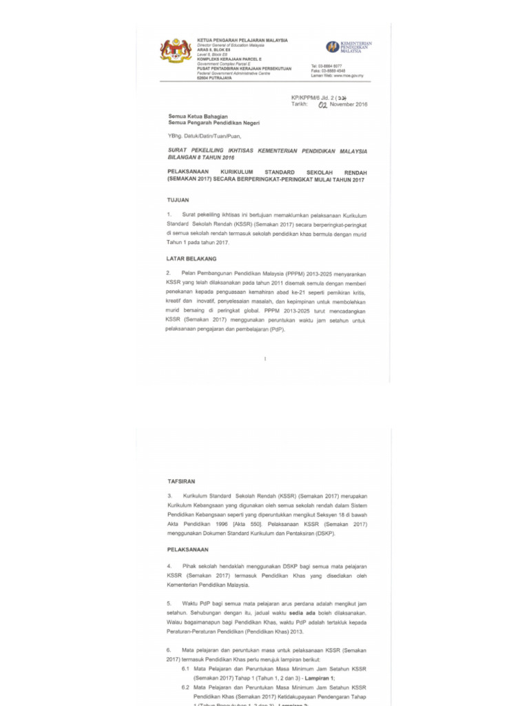 1 SPI BIL 8-2016 PELAKSANAAN KSSR SEMAKAN 2017 - Flipbook by Vin Nes - FlipHTML5 | PDF