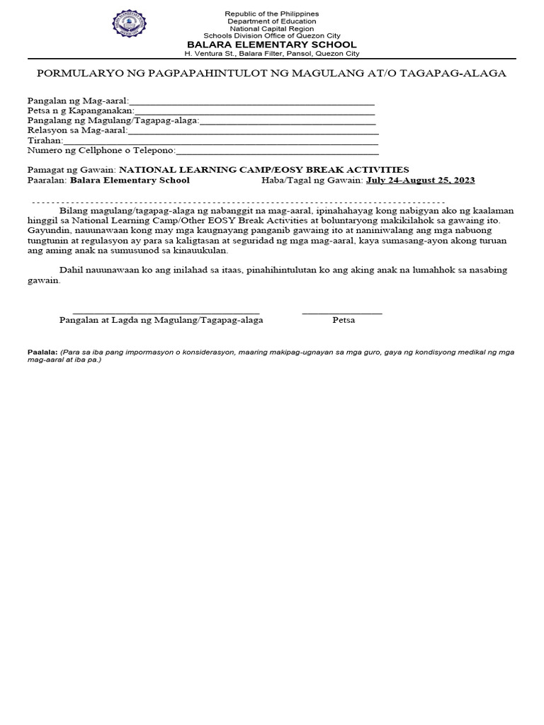 NLC Parent-Consent | PDF