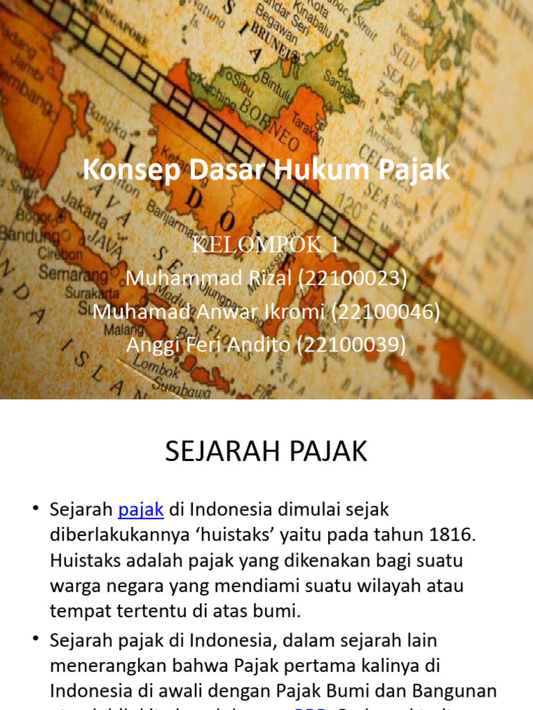 Konsep Dasar Hukum Pajak di Indonesia | PDF