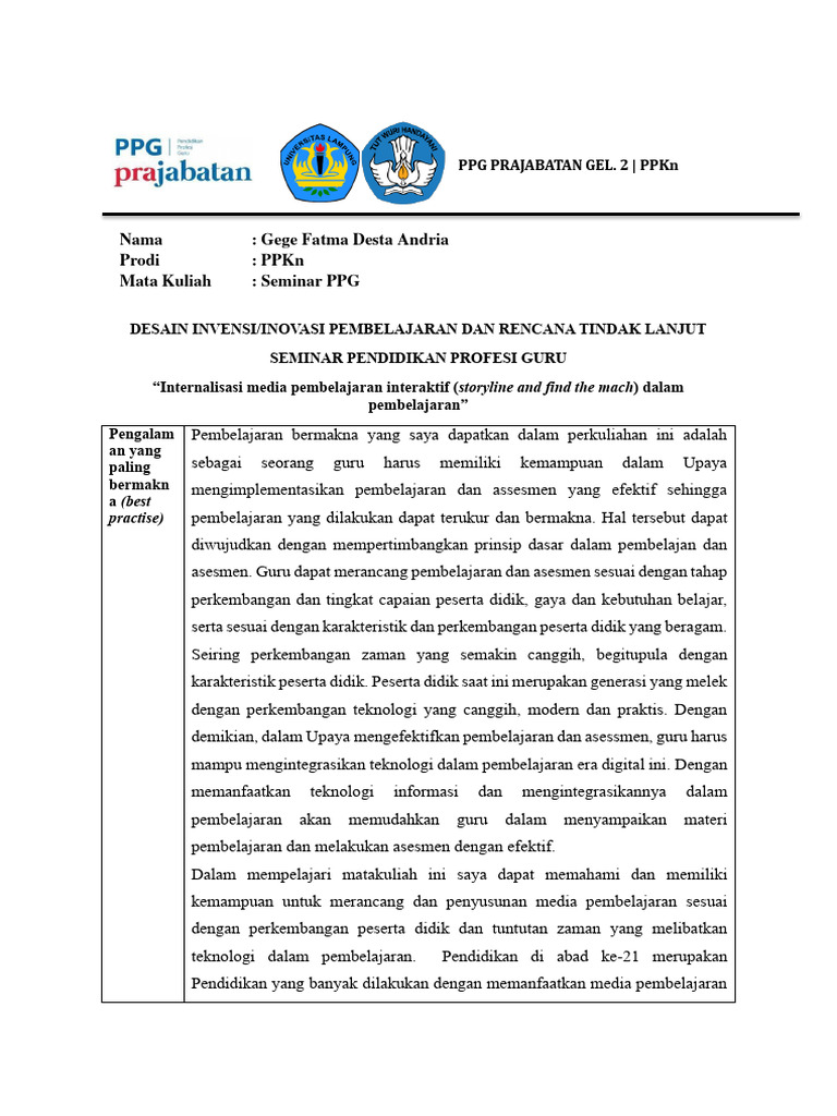 Desain Inovasi | PDF