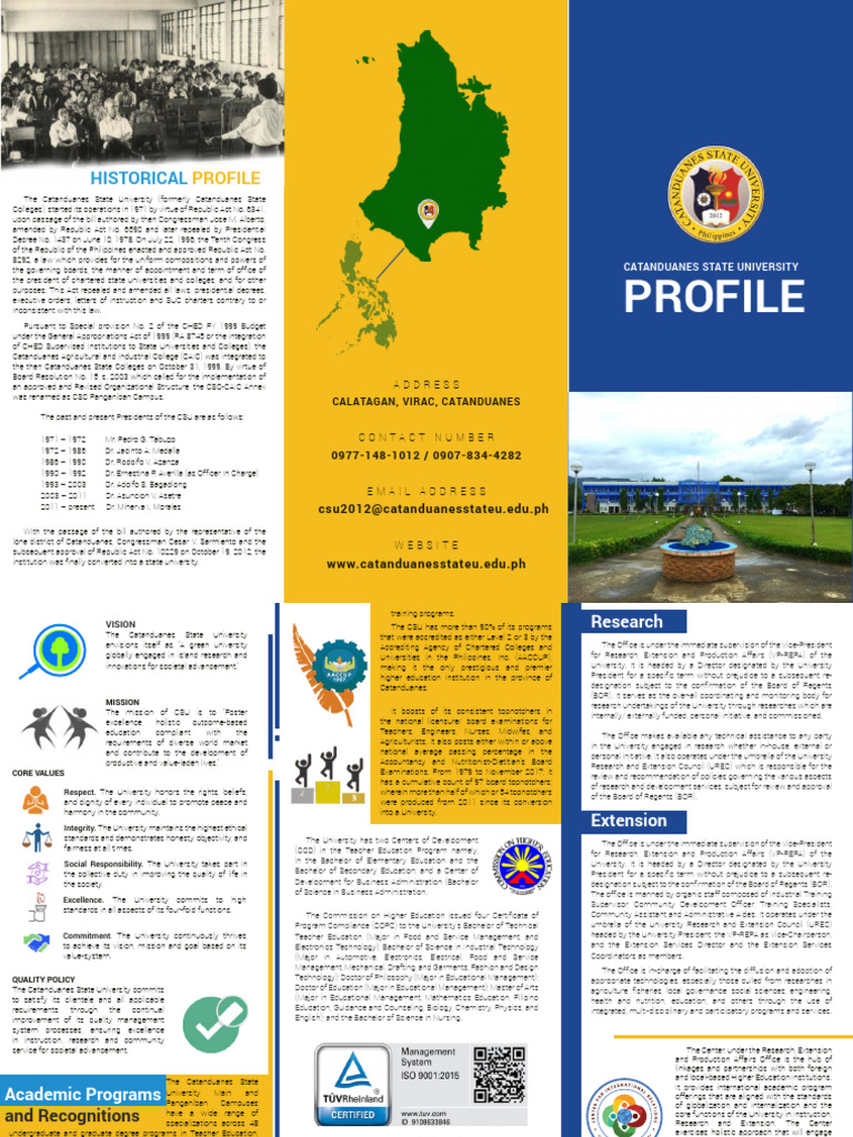 CSU Profile | PDF