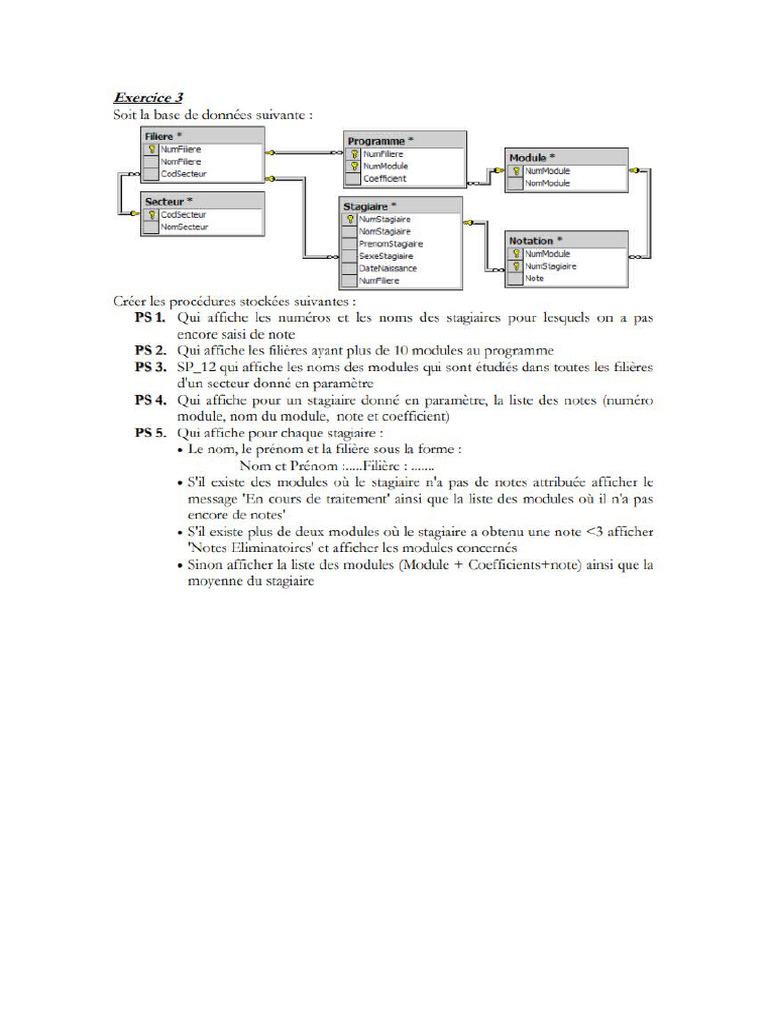 Exercice 3 PS | PDF