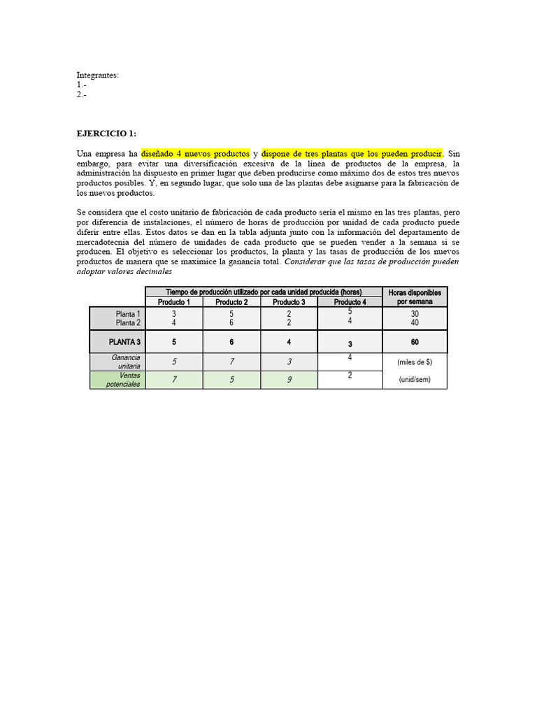 Ejercicio Tipo s2 Grupal | PDF