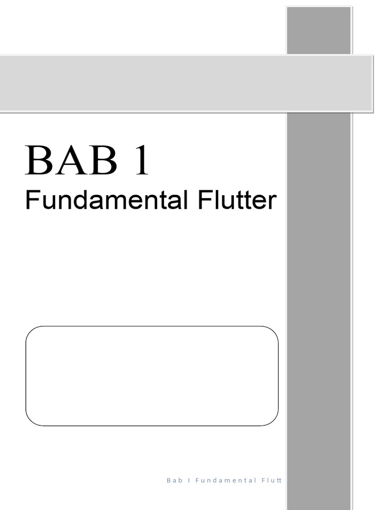 Modul 1 - Fundamental Flutter | PDF | Komputer Modul 1 - Fundamental Flutter | PDF | Komputer