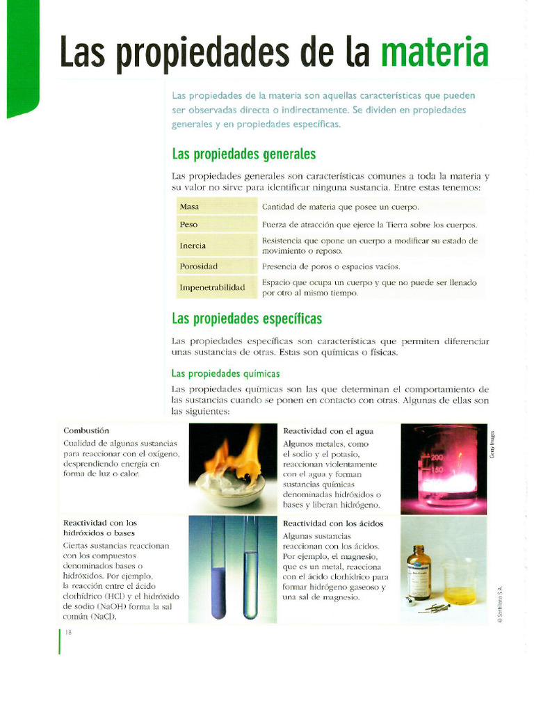 CT2 - Propiedades Específicas de La Materia | PDF