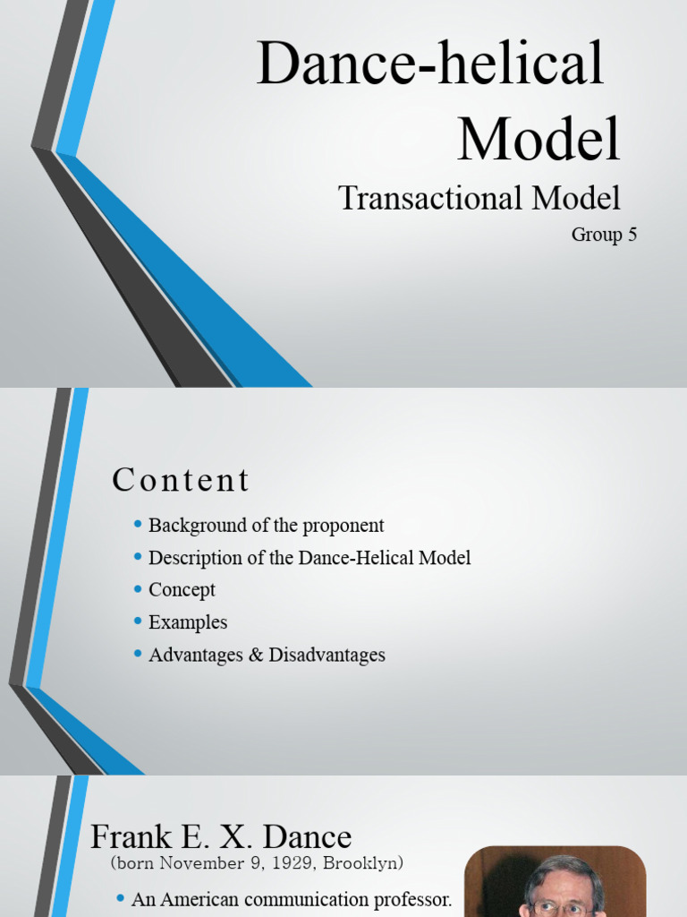 Dance-Helical Model | PDF | Communication | Helix