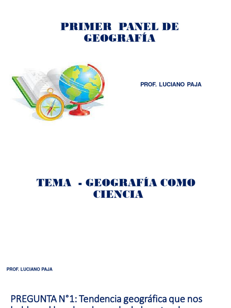 21 Panel de Geografía - Tomo 1 - Luciano | PDF