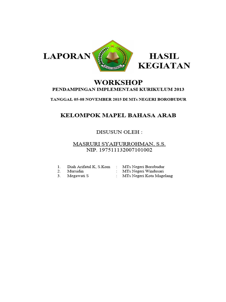 Laporan Workshop | PDF