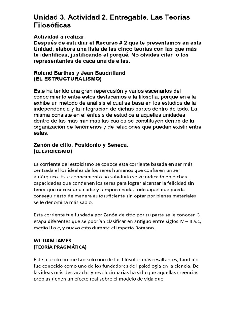 Unidad 3 Actividad 2 | PDF | Empirismo | Conocimiento