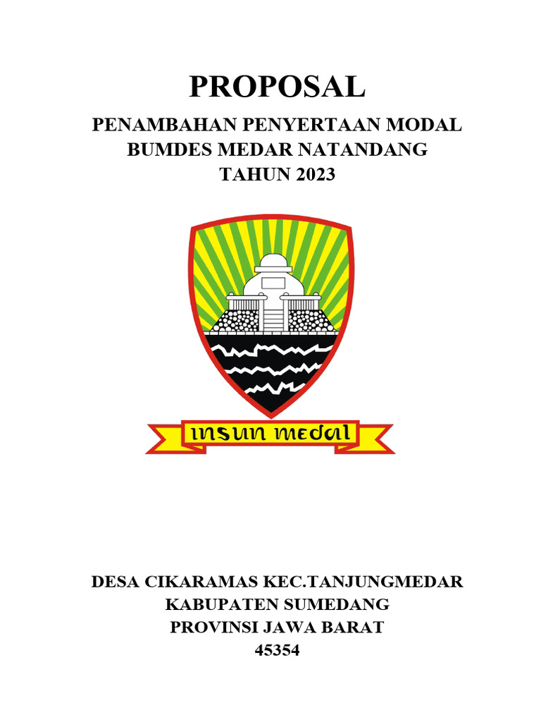 Proposal Bumdesa 2021 | PDF