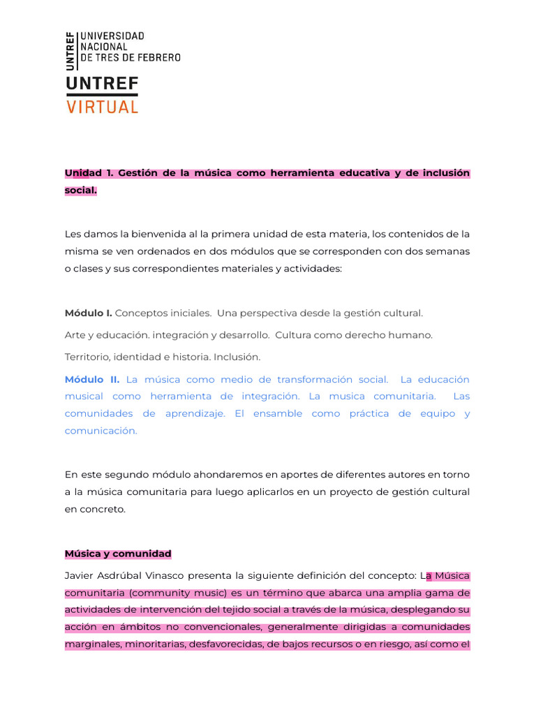 Material Unidad 1 MOD II | PDF