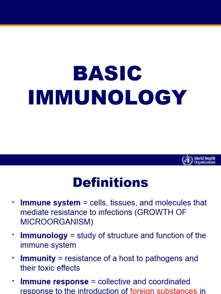 Basic Immunology | PDF | Immune System | Antibody