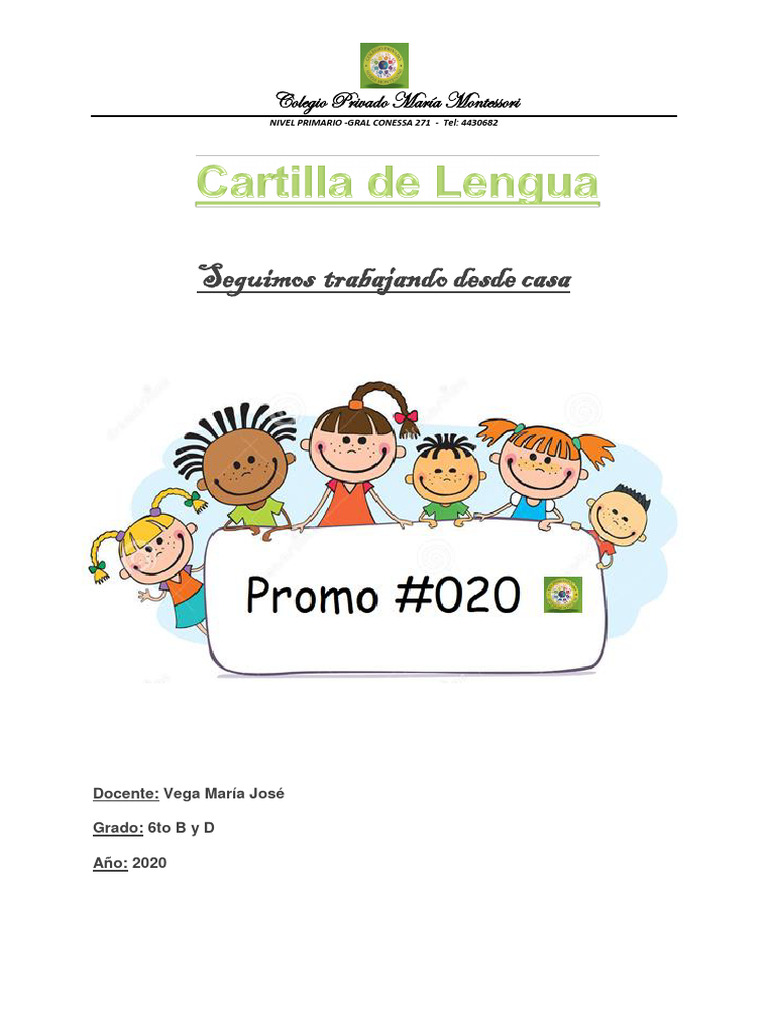 2da Cartilla Lengua 1 | PDF | Narración