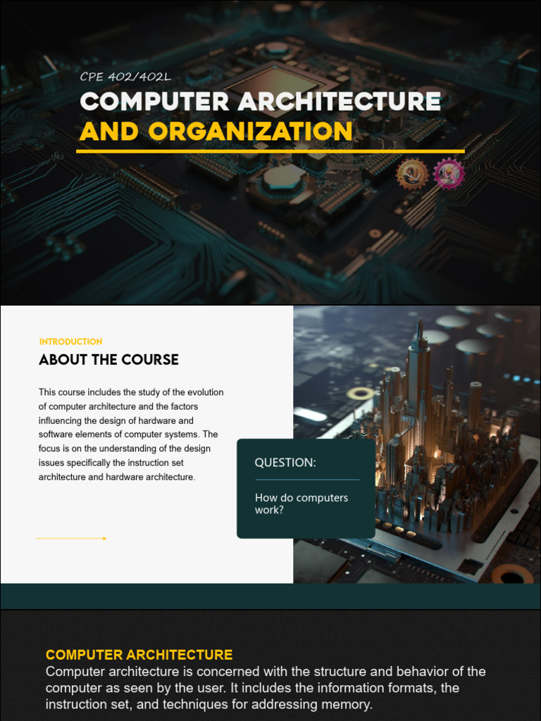 Introduction To CAO | PDF | Computer Architecture | Computer Data Storage