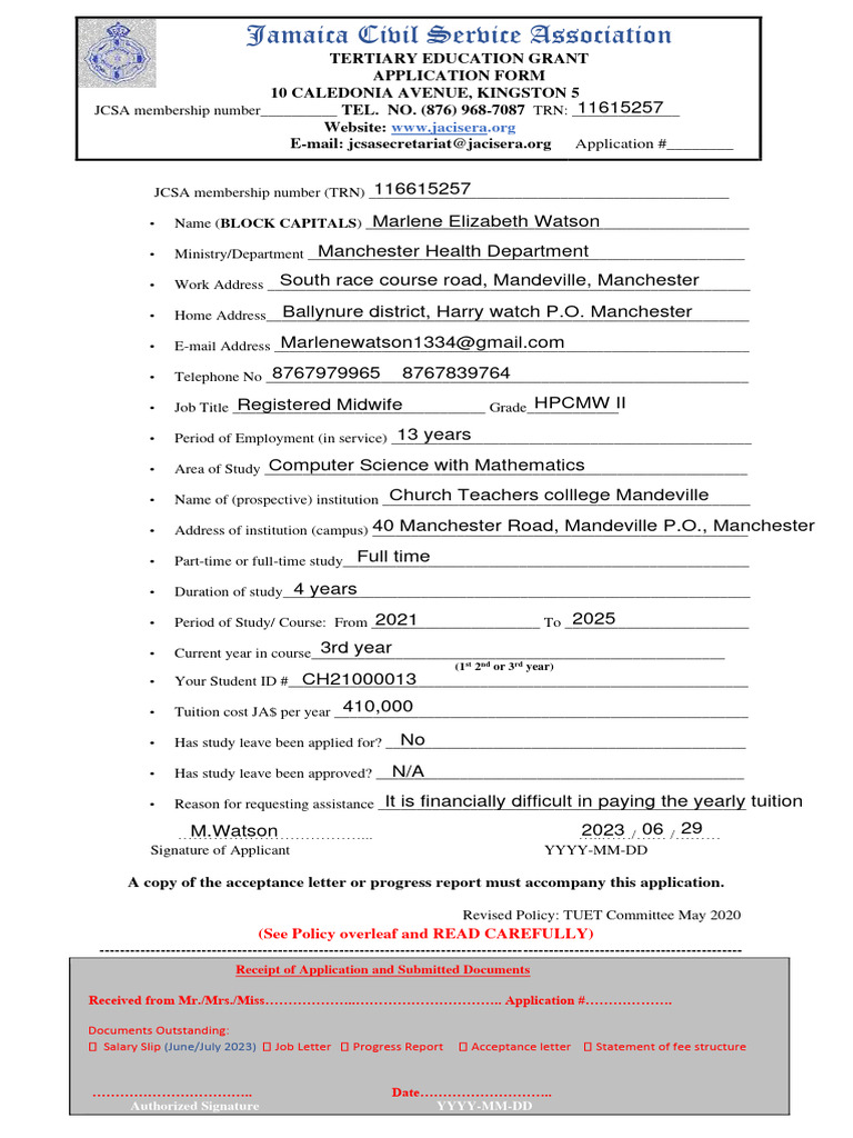 Grant Form 2023 | PDF