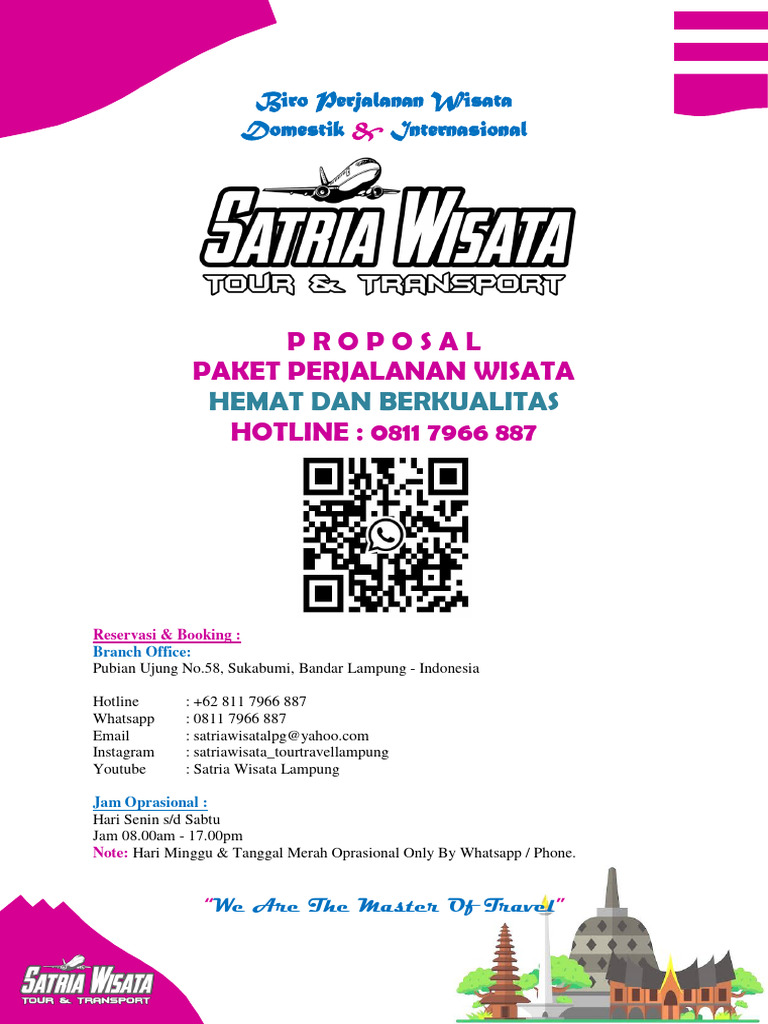 Proposal - Paket Satria Tour 2023 | PDF