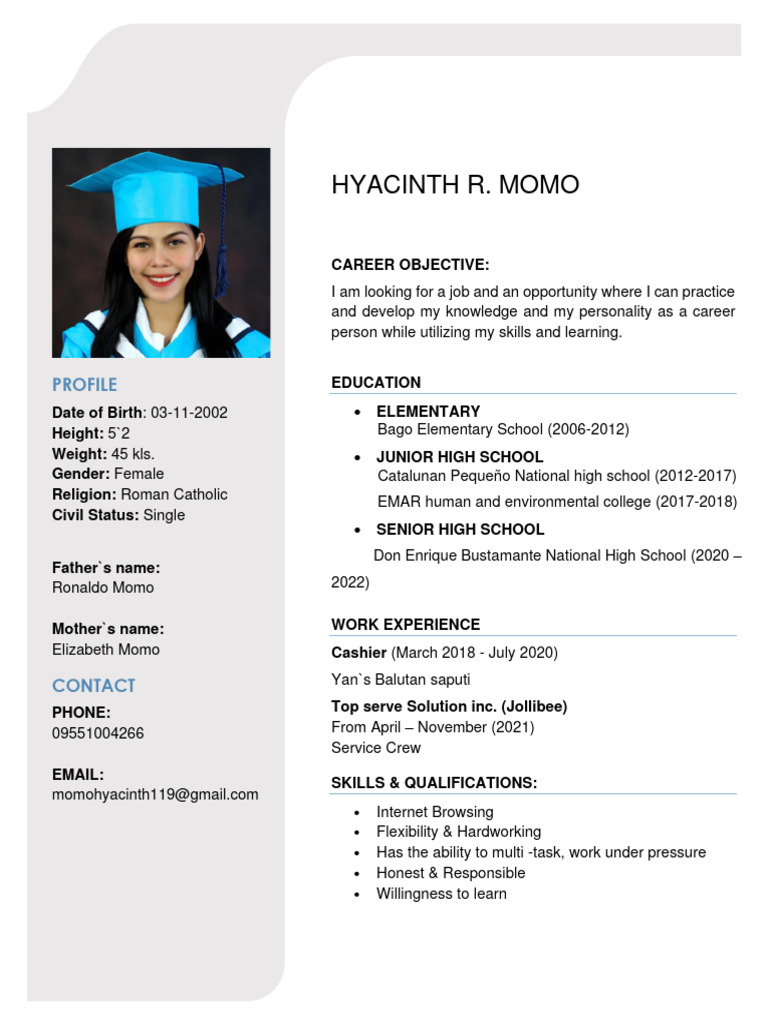 Aya Resume 2023 | PDF | Career & Growth | Wellness