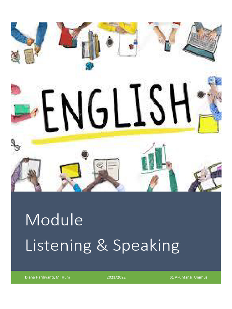 Modul LIstening & Speaking 2021 | Download Free PDF | Communication ...